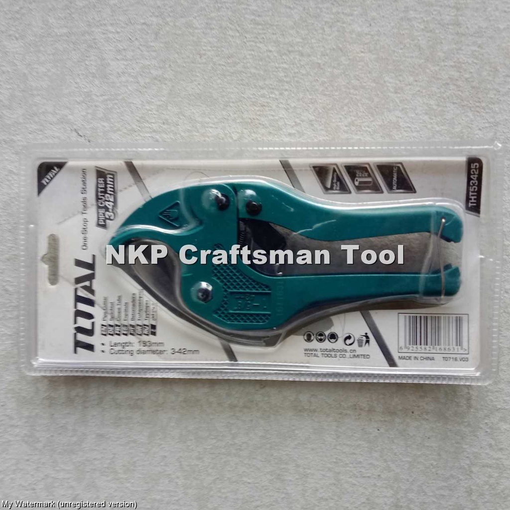 Total กรรไกรตัดท่อ PVC ขนาด 193 mm รุ่น THT53425 ( PVC Pipe Cutter ...