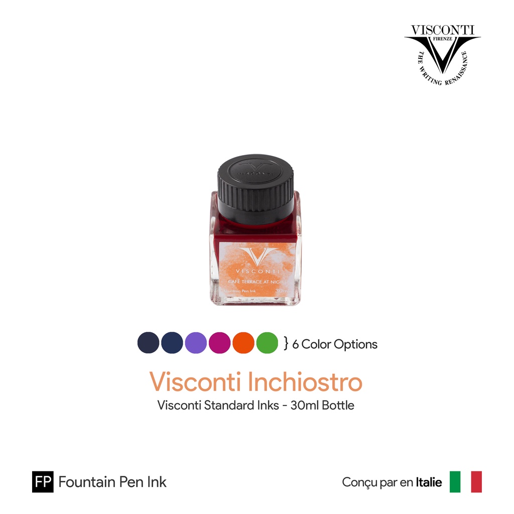 Visconti Inchiostro Ink 30ml Bottle - หมึกเติมปากกาวิสคอนติ | Shopee ...