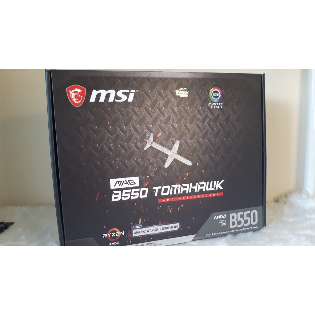 MAINBOARD (เมนบอร์ด) AM4 MSI MAG B550 TOMAHAWK | Shopee Thailand