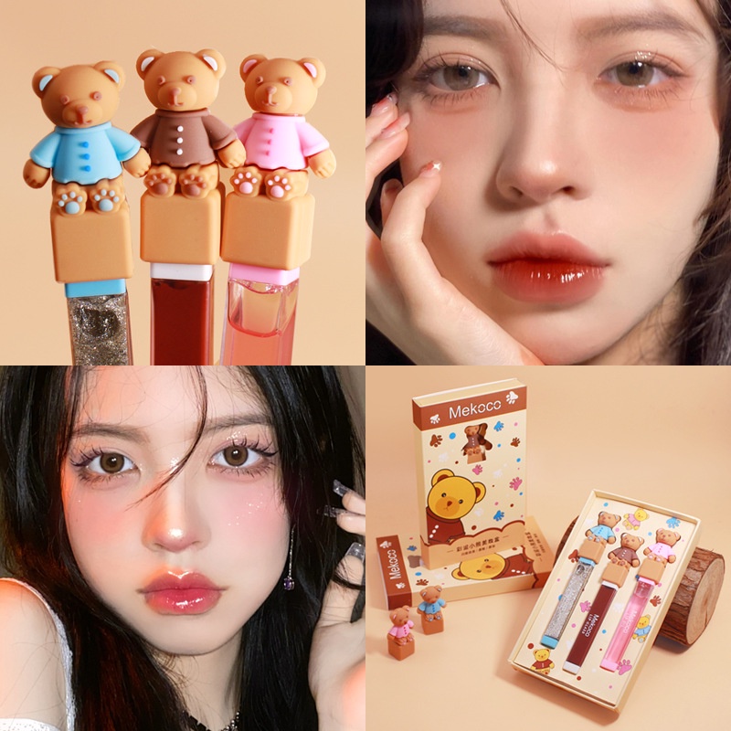 Mekoco ลิปโคลน เนื้อแมตต์ ลิปออยล์ อายแชโดว์ เนื้อลิขวิด ให้ความชุ่ม ...