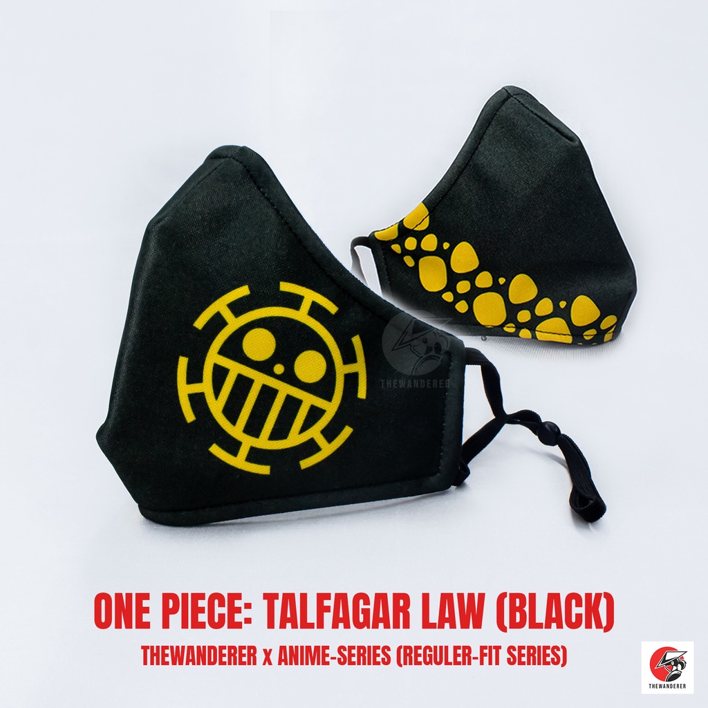Thewanderer x One Piece FULLPRINT Anime Mask+ 3 ชั้นพร้อมตัวกรอง [Pre ...