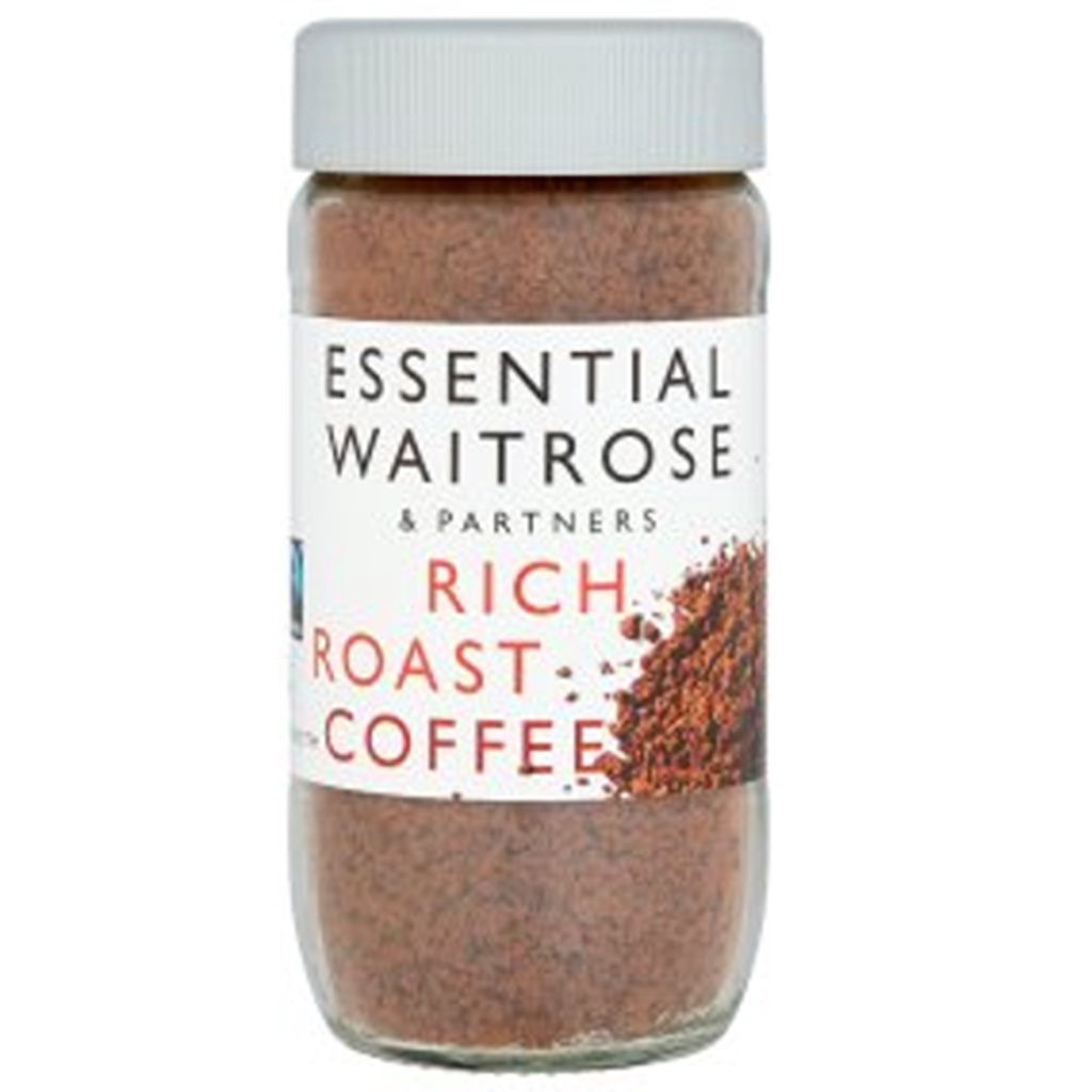 ESSENTIAL WAITROSE RICH ROAST COFFEE 100g.กาแฟกึ่งสำเร็จรูป | Shopee ...