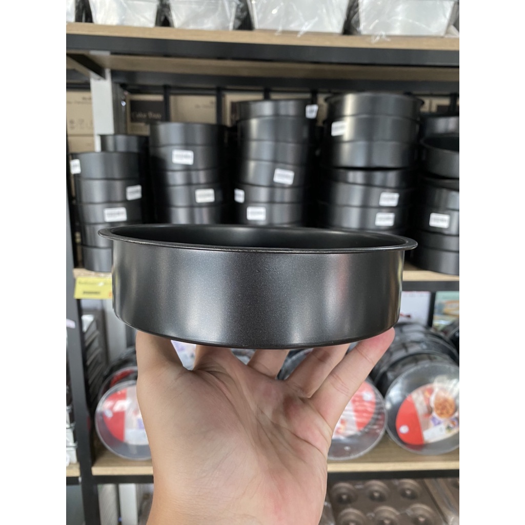 พิมพ์เทปล่อนเค้ก พิมพ์เค้กกลม เนื้อหนา คุณภาพดี ขนาด 12cm 15cm 18cm 21cm | Shopee Thailand