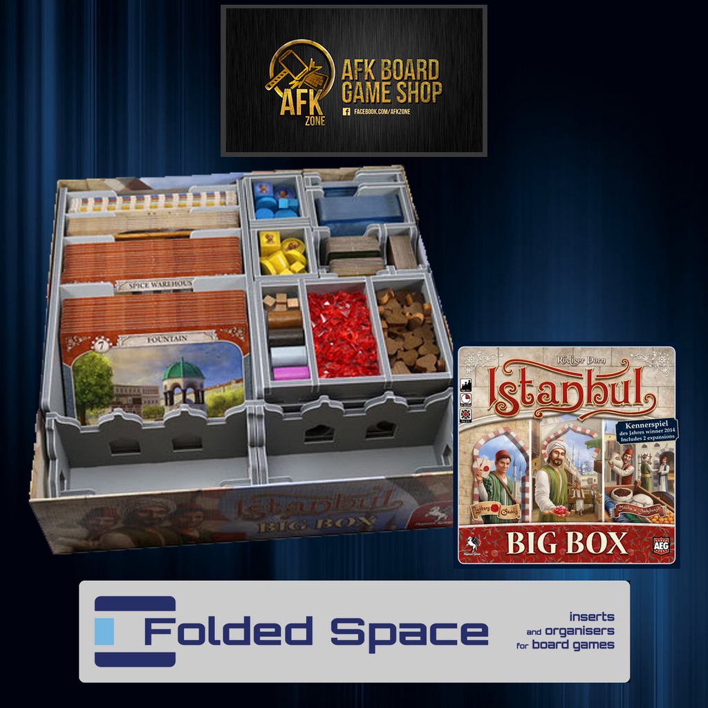 Istanbul Big Box Folded Space Insert - Board Game - บอร์ดเกม | Shopee ...