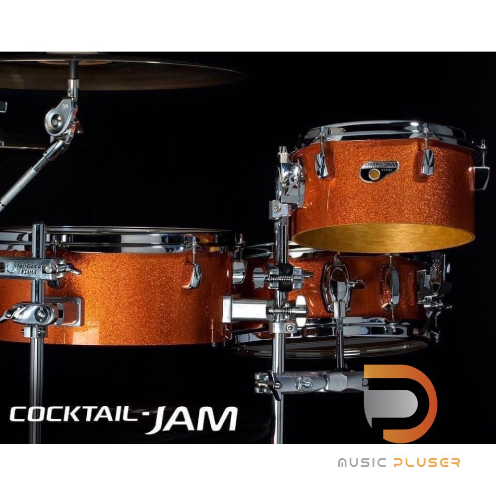 TAMA Cocktail Jam Kit VD46CBCN - BOS (Bright Orange Sparkle) กลองชุด ...