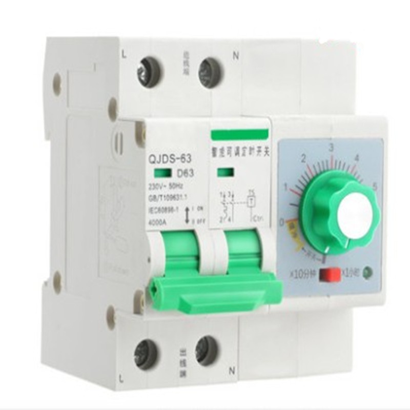 Time Countdown Mini Circuit Breaker 1hour 6 Hours 63A 220V MCB with Time Setting Function ...