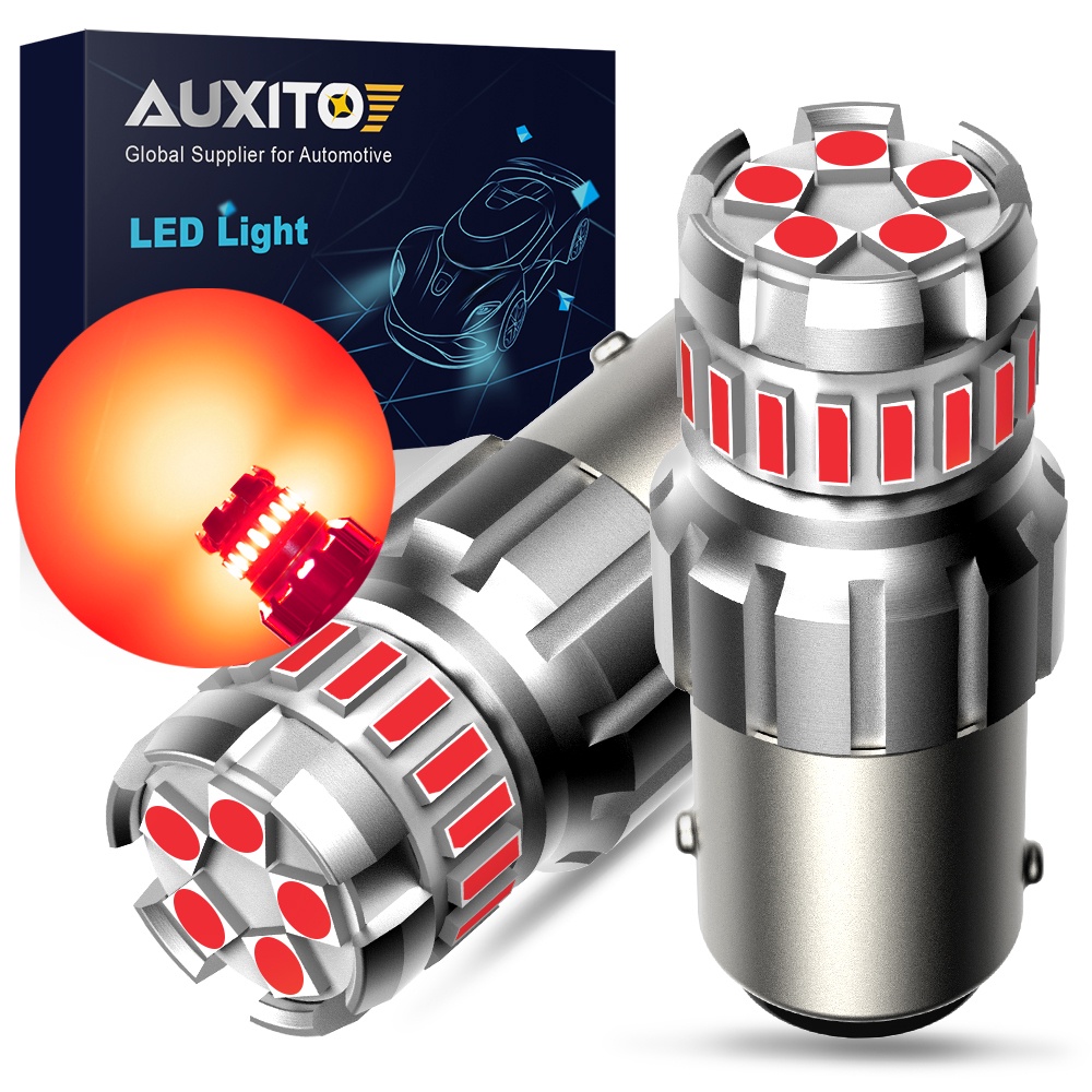 Auxito หลอดไฟท้ายรถยนต์ LED 1156 P21W BA15S 1200LM 4014SMD 1156 สําหรับสํารอง 2 ชิ้น | Shopee ...