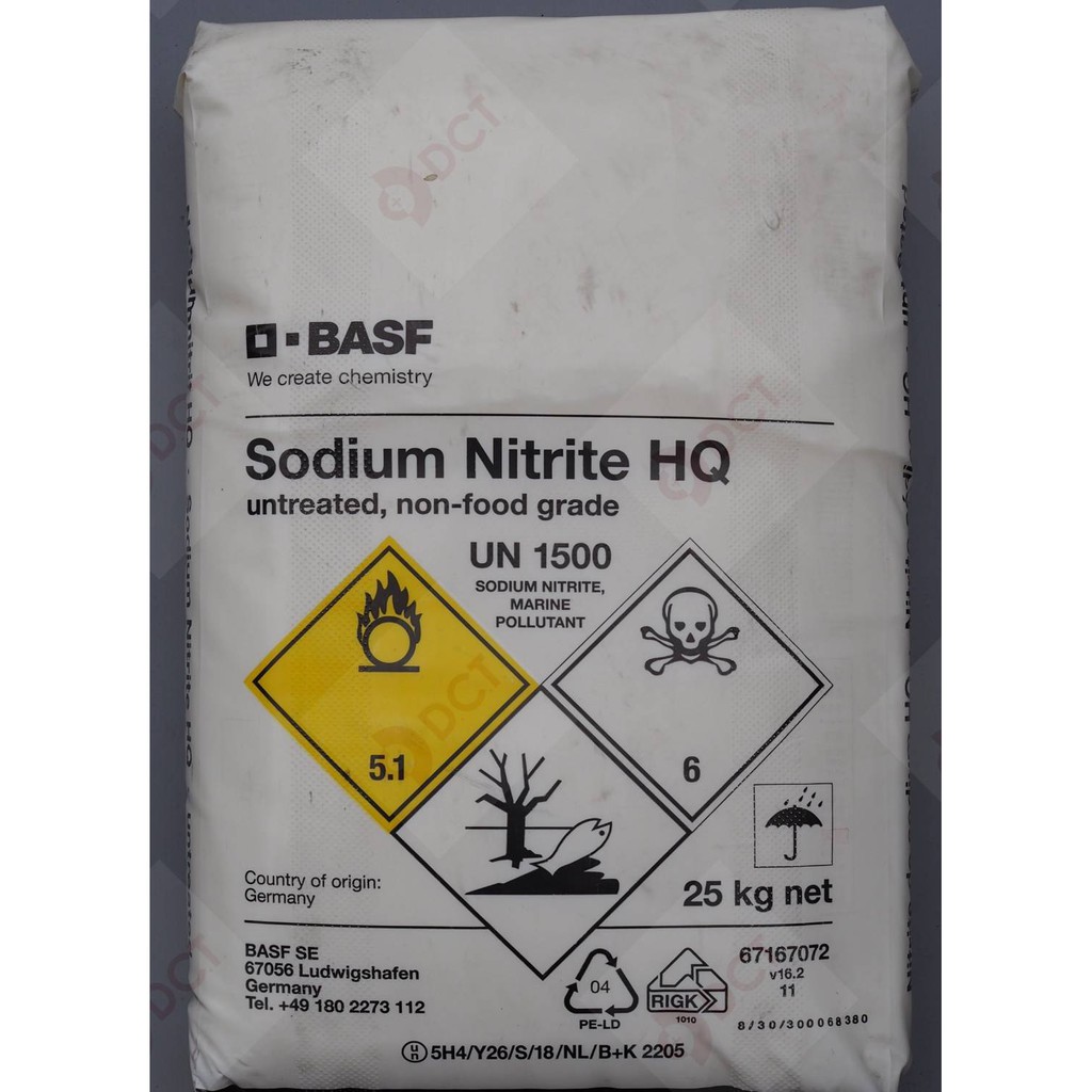 (25kg) Sodium Nitrite (BASF) (NON-FOOD GRADE) | โซเดียมไนไตรท์ (บีเอเอส ...