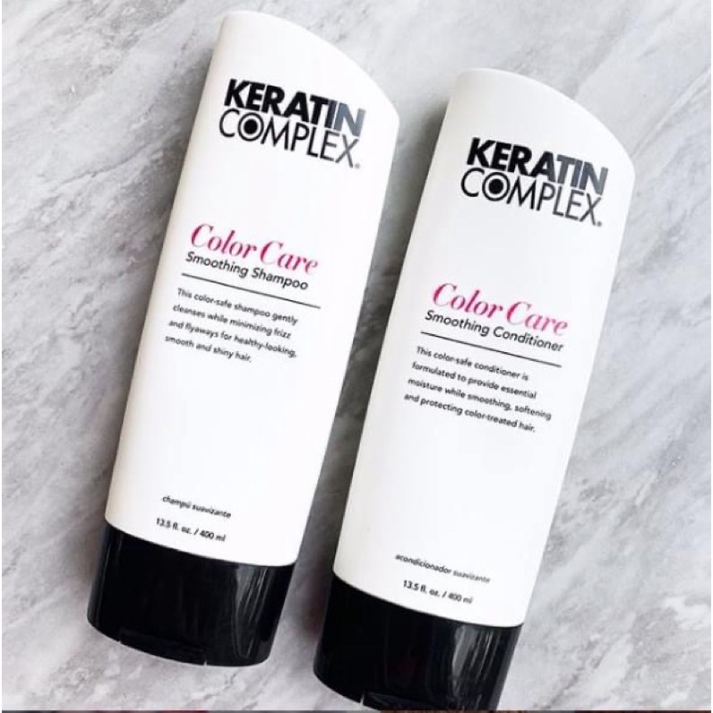 KERATIN COMPLEX COLOR CARE แชมพู+ครีมนวดผม สำหรับผมแห้งเสีย ทำเคมี ช่วย ...