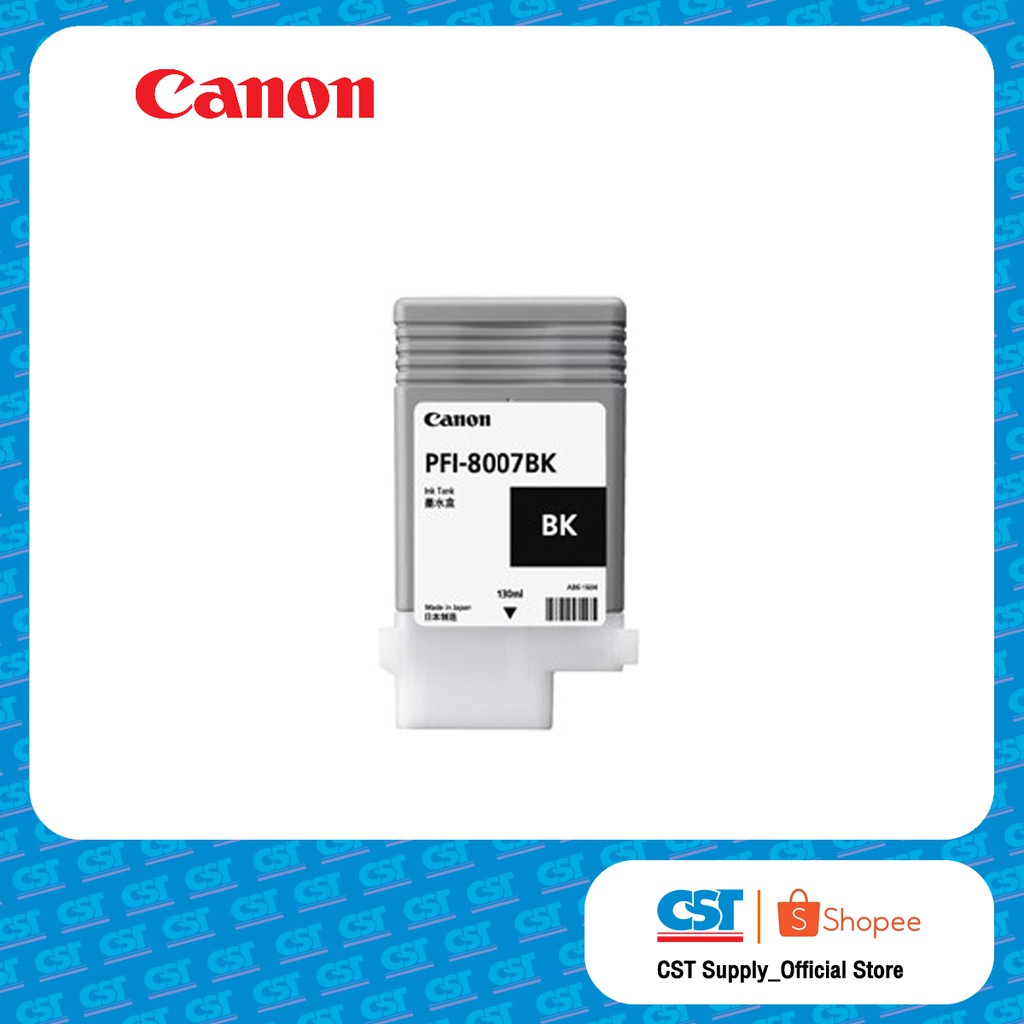 CANON Ink Cartridges PFI 8007 หมึกพิมพ์ อิงค์เจ็ทแท้ BK สีดำ สำหรับเครื่องพิมพ์ IPF671E | Shopee ...