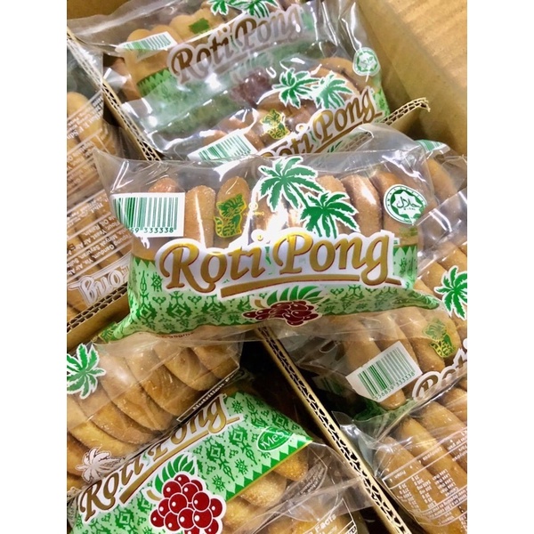 Roti Pong โรตีโป่ง ขนมปังอบนิ่มหน้าลูกเกด 1ลัง 24ห่อ | Shopee Thailand