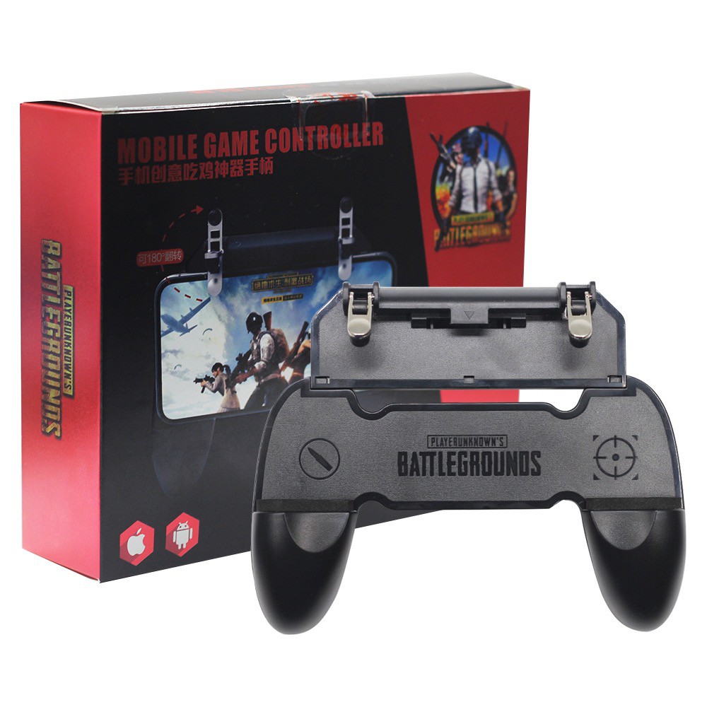 W10จอยเกมส์ Mobile Game Controller Joystick Gamepad PUBG จอยเกมส์ เกมส์มือถือ ใช้กับจอขนาด 4.5-6 ...