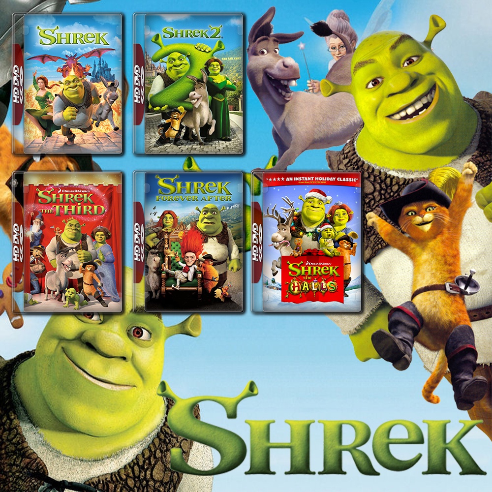 SHREK เชร็ค 5 ภาค DVD Master พากย์ไทย | Shopee Thailand