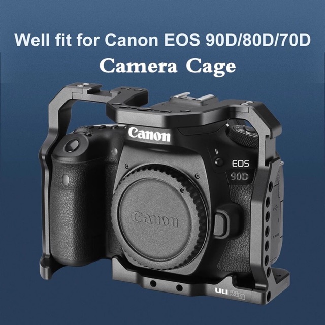 Rig เคสโลหะกล้อง Canon EOS 70D,80D,90D UURig | Shopee Thailand