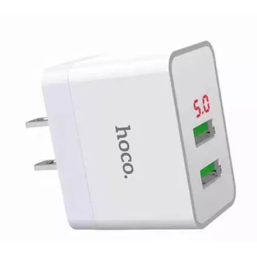 Hoco DC28 Adapter ที่ชาร์จไฟโทรศัพท์ 2USB 5A LED Display สะดวก ง่ายต่อ ...