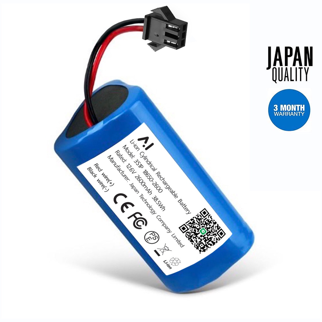 Battery แบตเตอรี่หุ่นยนต์ดูดฝุ่น For Ecovac, Deebot, Deepoo Battery Li ...
