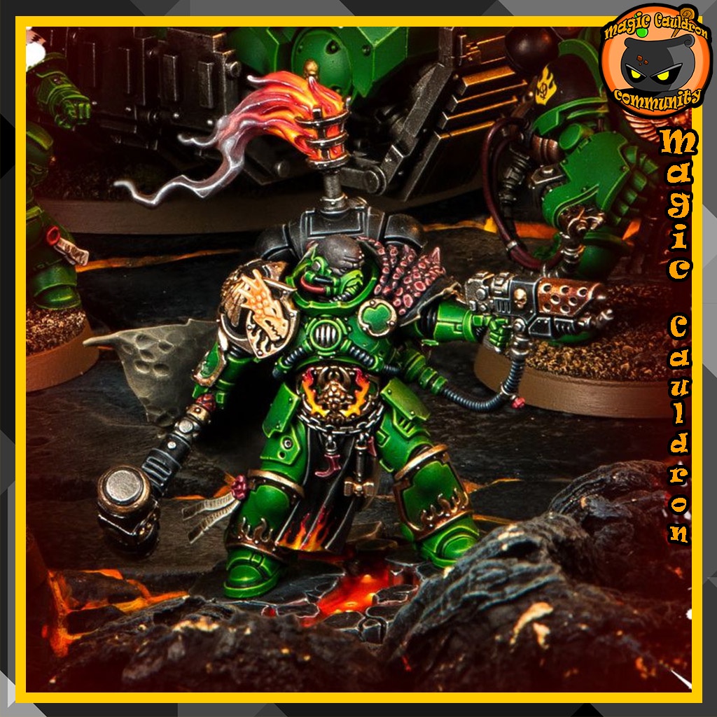 Salamanders Adrax Agatone Warhammer 40000 | Shopee Thailand