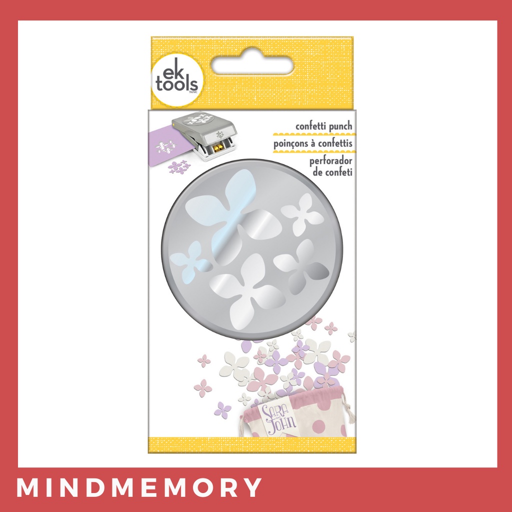 EK SUCCESS: HYDRANGEA CONFETTI LARGE PUNCH | Shopee Thailand