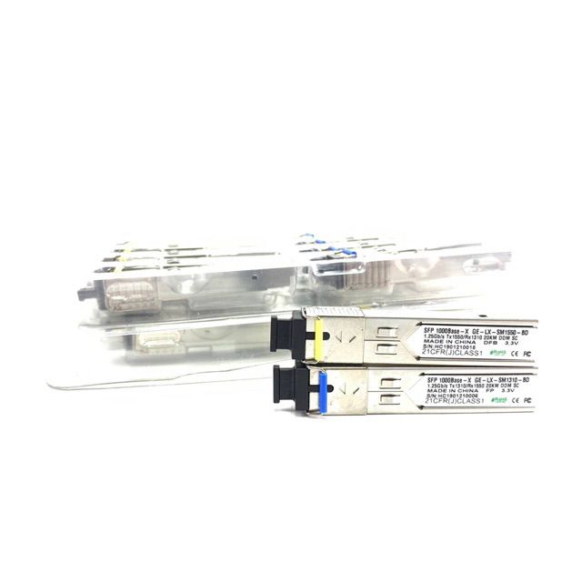 SFP SC Conector 20KM.1.25GB(คู่) | Shopee Thailand