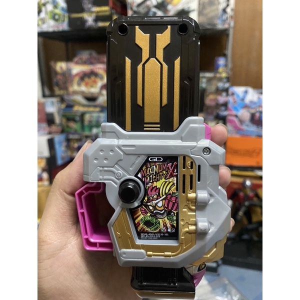 Dx Maximum Mighty X Gashat กาแชท lv99 อุปกรณ์เสริม มาสไรเดอร์เอ็กเซด Kamen Rider Ex-aid gamer ...