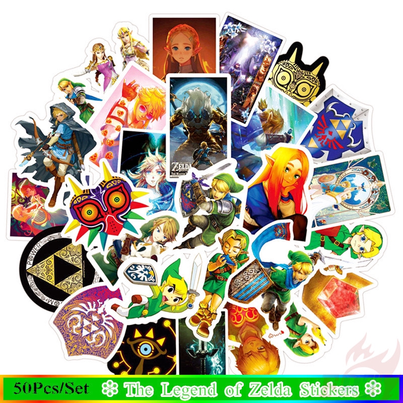 The Legend of Zelda - Series 01 Anime Games สติ๊กเกอร์ 50Pcs/Set DIY ...