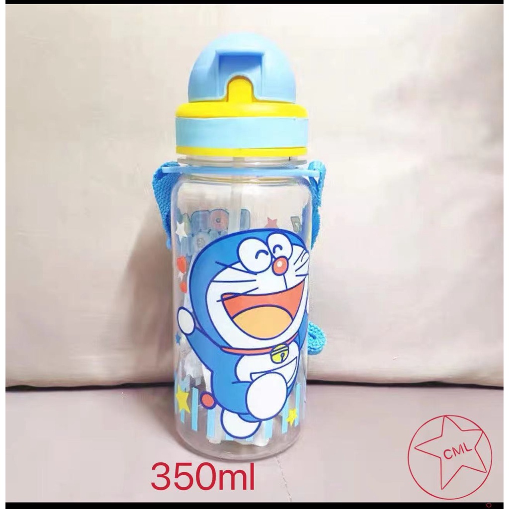ขวดน้ําเด็ก พิมพ์ลายการ์ตูน พร้อมเชือก ขนาด 350/500 มล. | Shopee Thailand