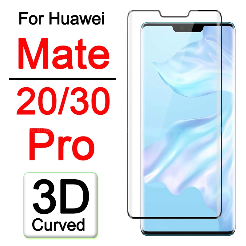 ฟิล์มกระจกแบบเต็มจอ Huawei Mate 20 Pro Mate 30 Pro P30 Pro P40 Pro Full ...