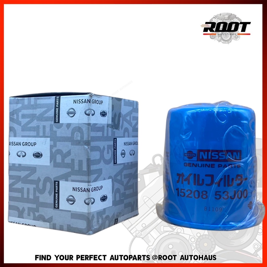NISSAN ไส้กรองน้ำมันเครื่อง SR20DE พรีเซีย U13/C23 SR รหัส 15208-53J00 ...