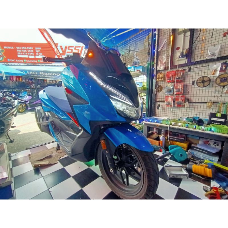 ไฟเลี้ยวแต่ง Forza350/300 ตรงรุ่นแบบแปะ 1คู่ สีส้ม เม็ดLED 4ชิป สว่าง ...
