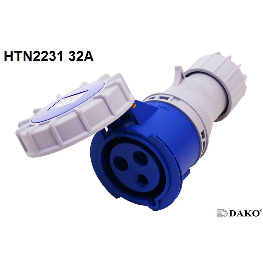 "Dako" Power Plug (เพาเวอร์ปลั๊ก) รุ่น HTN2231 32A 220V-250V 3Pin IP67 ...