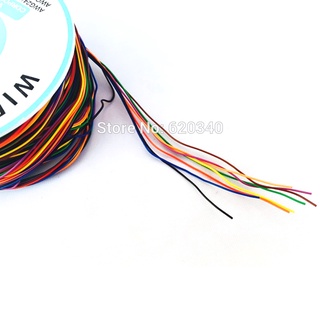 250 m/lots AWG30 Wrapping Wire 8 Colors Single Strand Copper Cable Ok ...