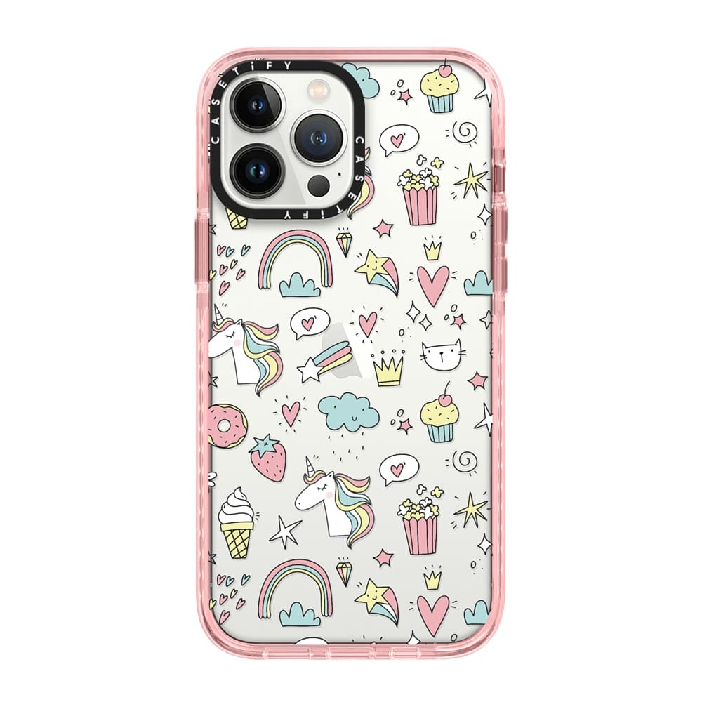 (พร้อมส่ง) 13 Promax Casetify Cute pattern with unicorn Impact Case ...