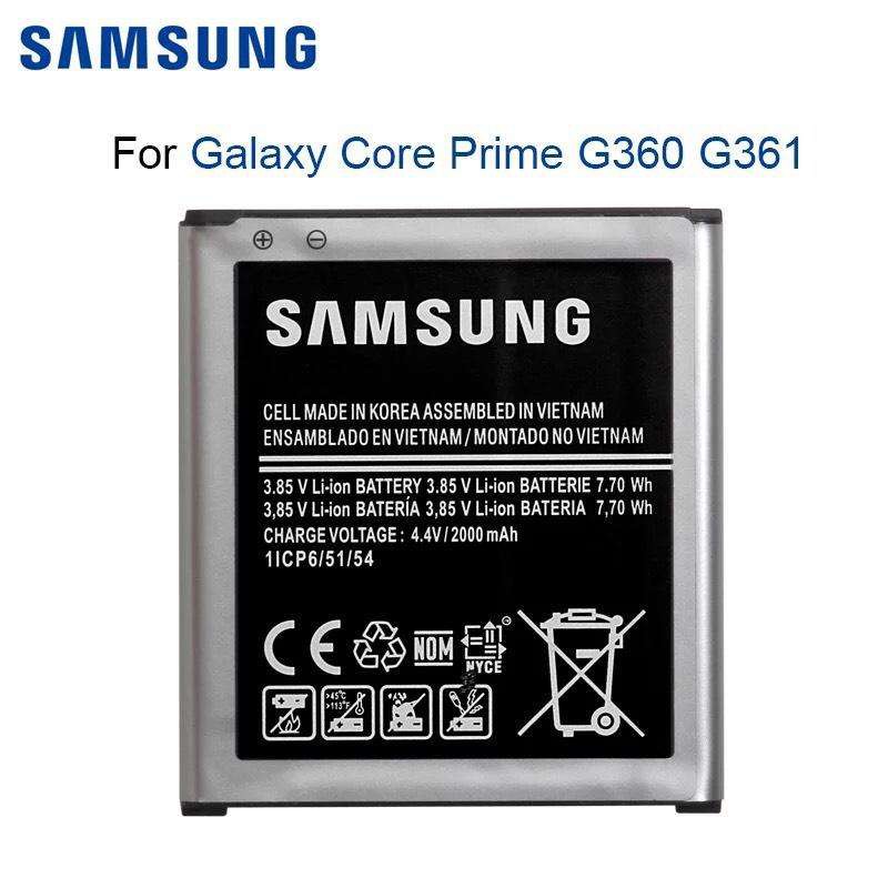 แบตเตอรี่สำหรับ Samsung Galaxy Core Prime G360 G3608 G3606 G3609 Galaxy ...