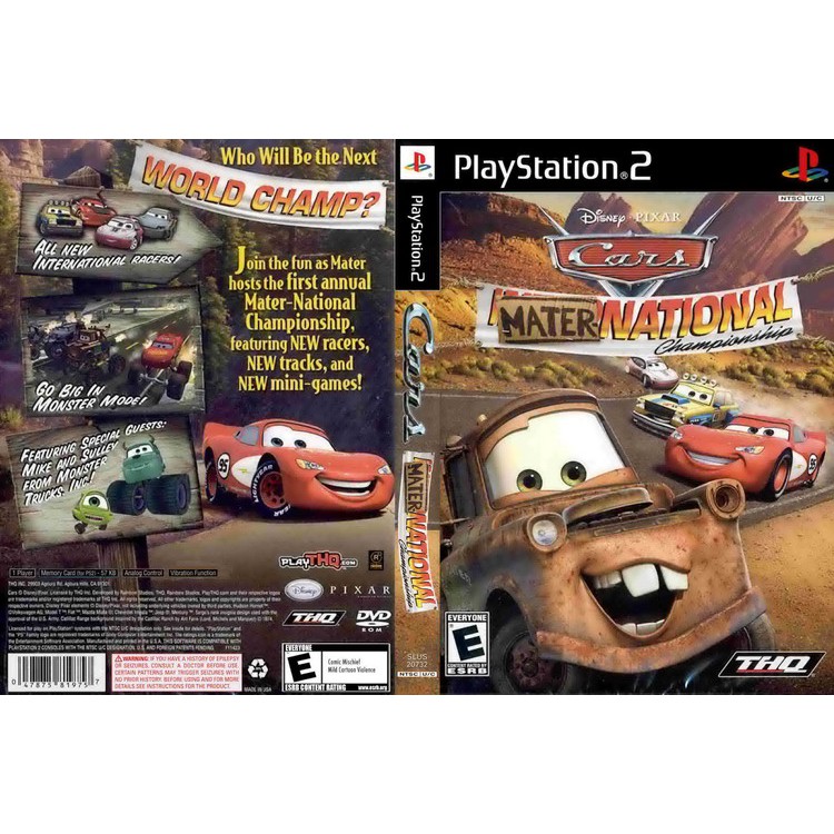 Cars Mater-National Championship Ps2 ISO Ntsc-Pal | Shopee Thailand