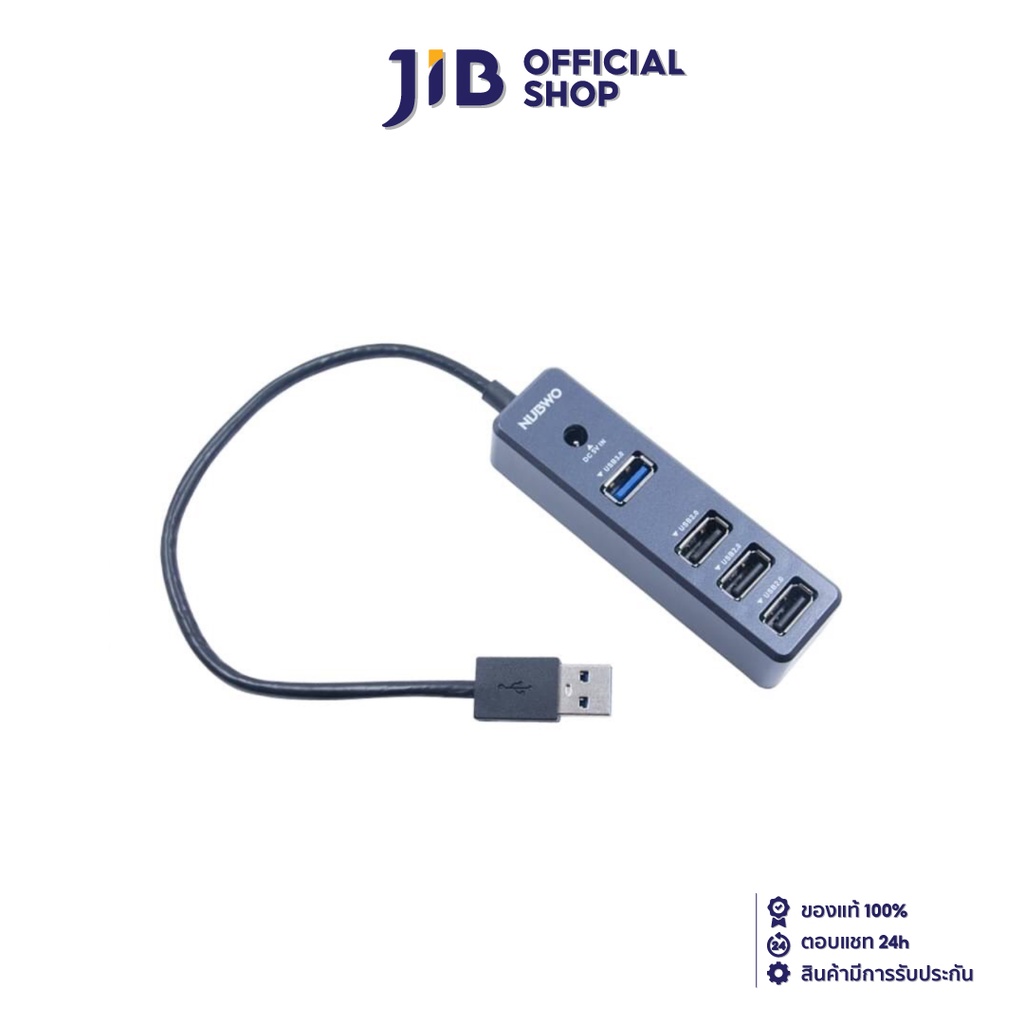 USB HUB (ยูเอสบีฮับ) NUBWO NH-49 - 4 PORTS USB 3.0/USB 2.0 (BLACK ...