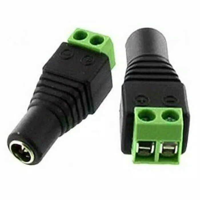 Dc CONNECTOR Female - DC Female CONNECTOR สําหรับสายไฟ Coaxial เป็น ...
