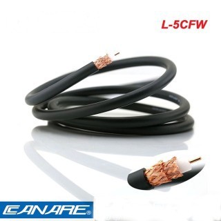 L-5CFW “Canare” สายสัญญาณภาพชนิดอ่อน 75 OHM HD-SDI Flexible Digital Coaxial Cable สายสำเร็จรูป ...