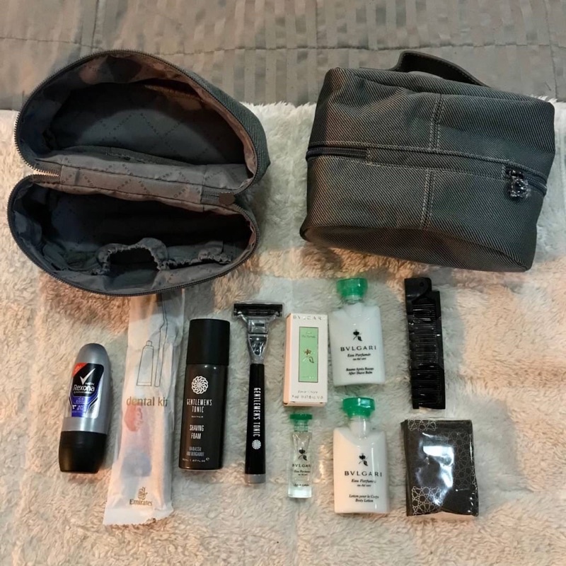 Amenity kit of Emirates Airways (Business class:Travel Set สำหรับผู้ชาย ...