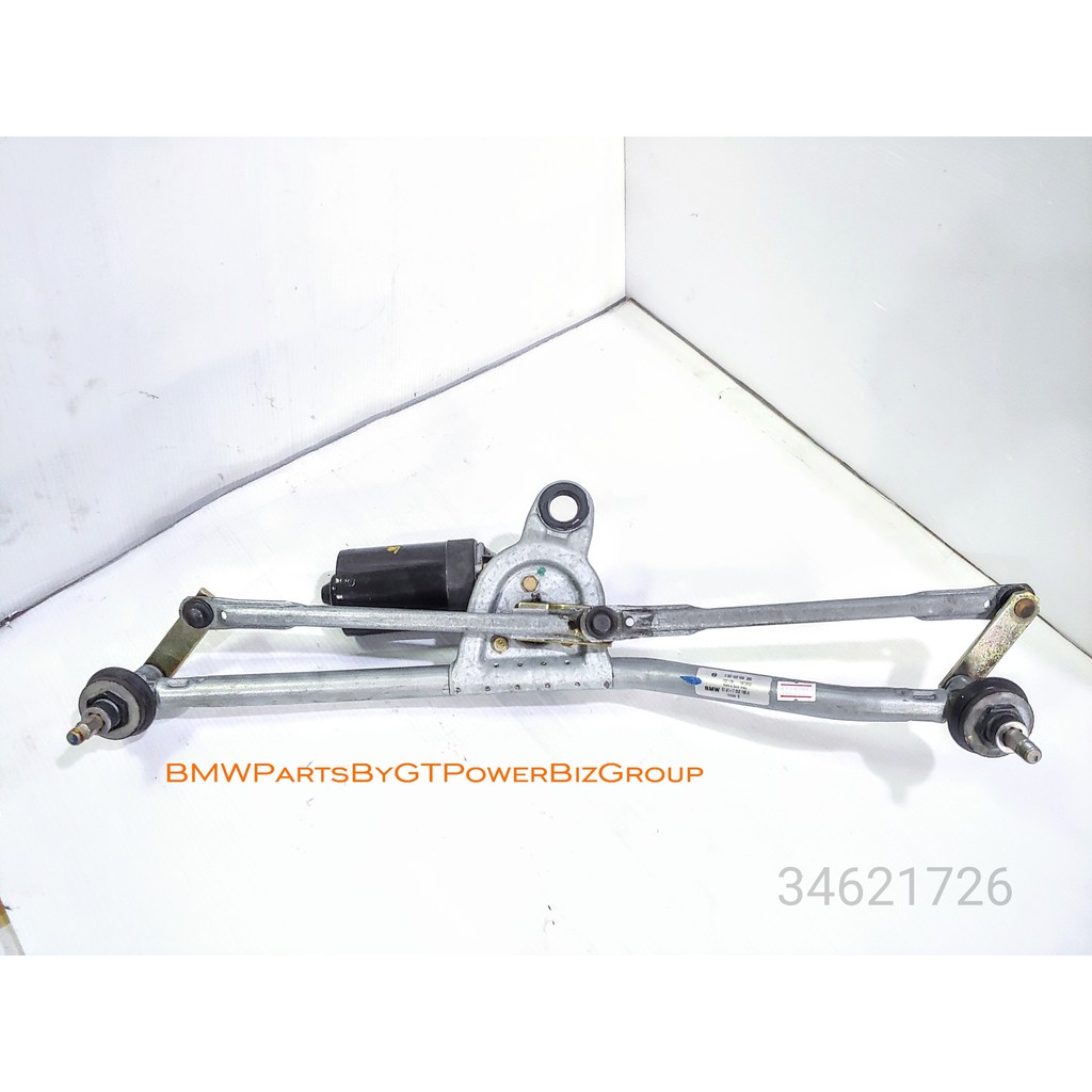 อะไหล่BMW E46 ชุดมอเตอร์ปัดน้ำฝนกระจกบังลมหน้า (Wiper system, complete ...