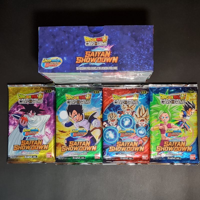 Booster Pack DRAGON BALL SUPER CARD GAME Unison Warrior Series Saiyan ...