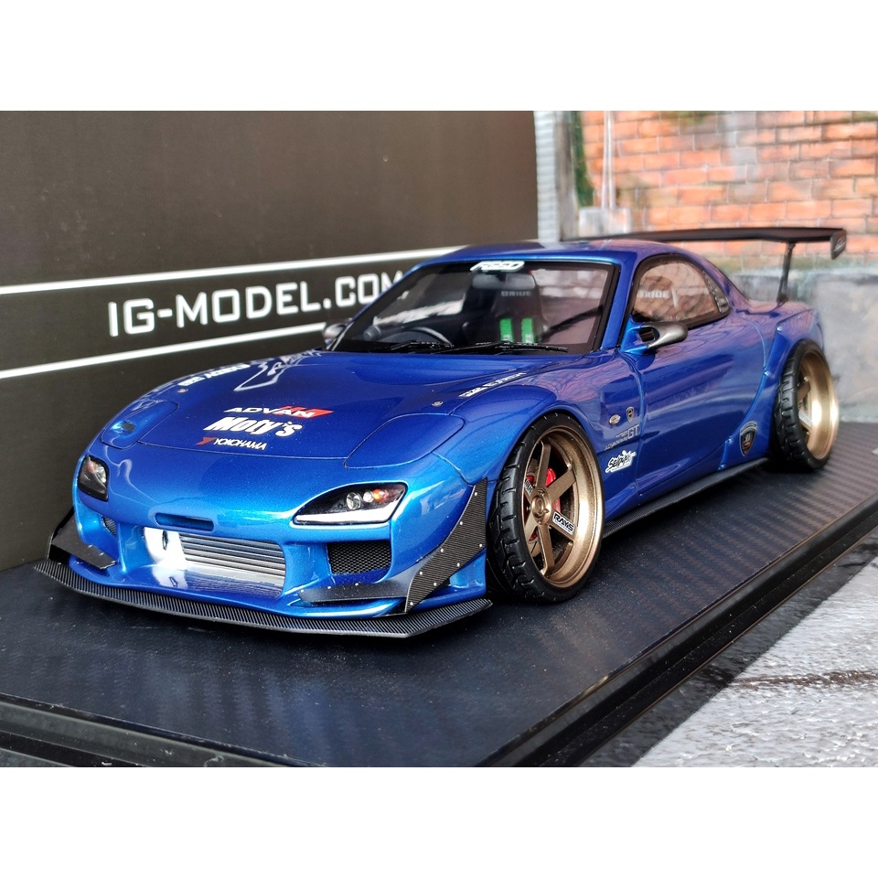 โมเดลรถRX7 ignition Model Feed Mazda RX7 FD3s ขนาด สเกล scale 1:18 1/18 ...