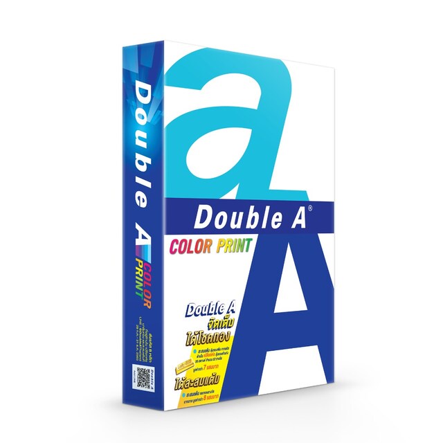 Copier Paper A4 90gsm. 500Sheets. Double A Color Print.กระดาษถ่ายเอกสาร ...