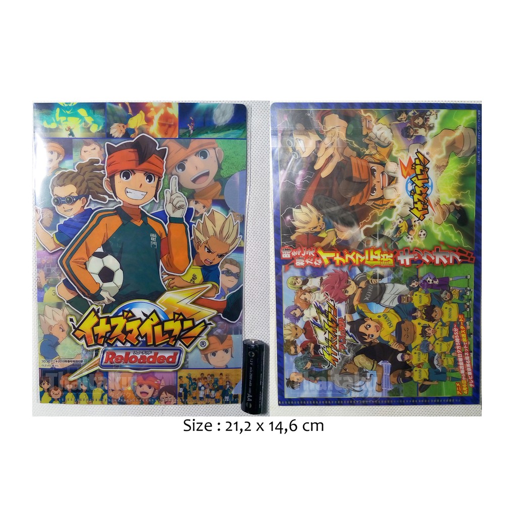 Inazuma Eleven Reloaded - LOT JP - 2018 - Small แฟ้มอนิเมะ Clear File ...