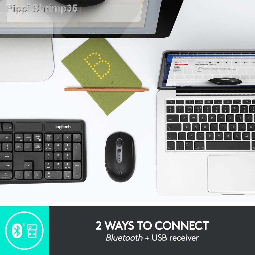 ☌☎Logitech M585 Multi-Device Wireless Mouse Bluetooth 1000 DPI (เมาส์ ...