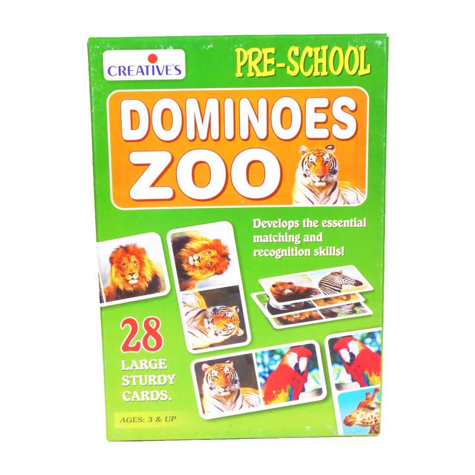 เกมโดมิโน่รูปสัตว์ Dominoes Zoo | Shopee Thailand