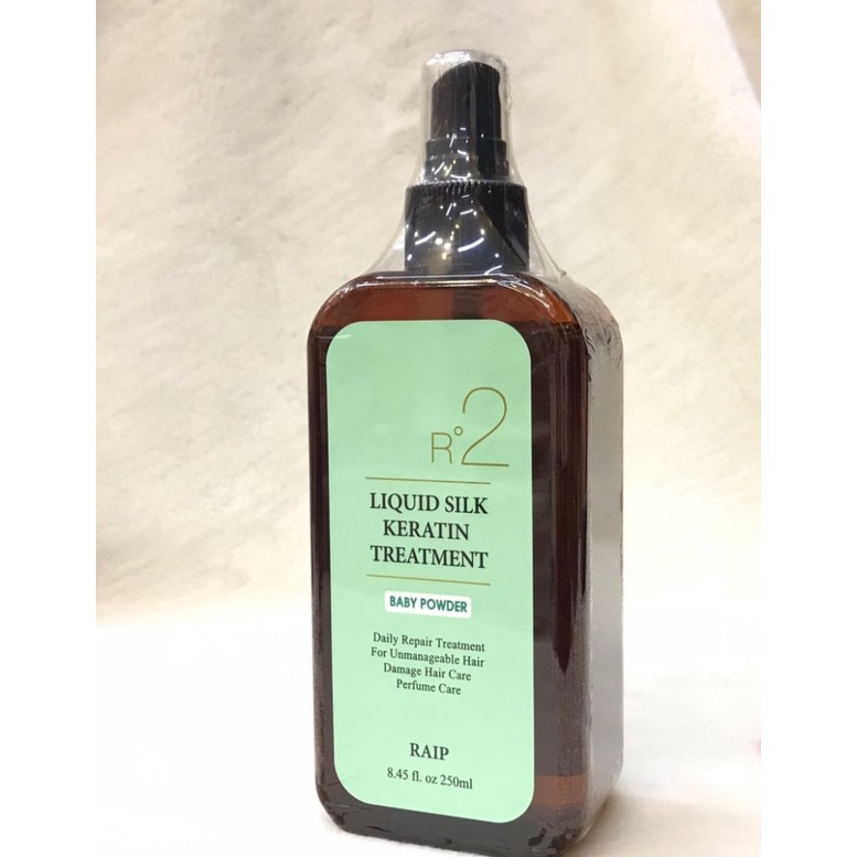 ทรีทเม้นท์บำรุงผม RAIP R2 Liquid Silk Keratin Treatment 250ml. | Shopee ...