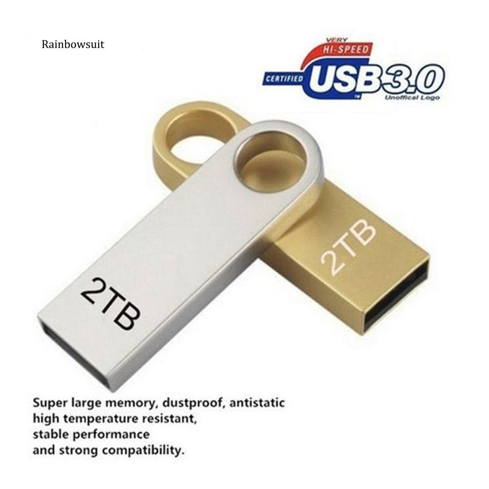 【RB】1T 2T Portable External High Speed USB 3.0 Flash Drive Data Storage ...