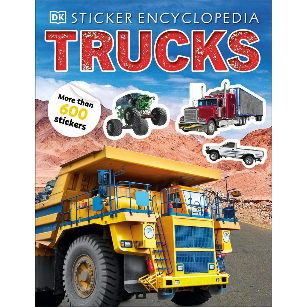 Sticker Encyclopedia: Trucks DK หนังสือเด็ก สติ๊กเกอร์ สารานุกรม ...