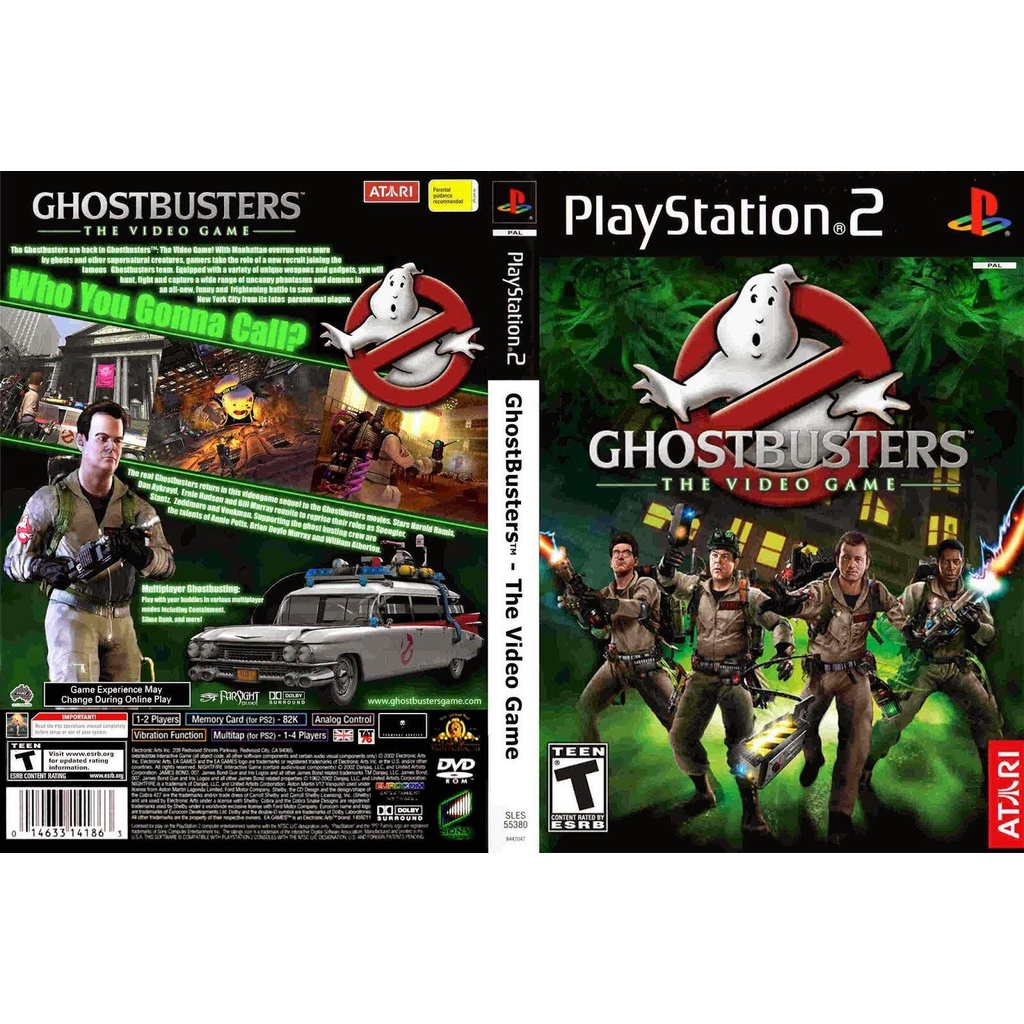 แผ่นเกมส์ PS2 Ghostbusters The Video Game คุณภาพ ส่งไว (DVD) | Shopee ...