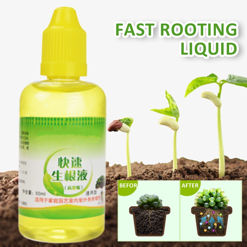50ml Fast Rooting Liquid Agent พืชปลูกรากต้นกล้าการงอก | Shopee Thailand